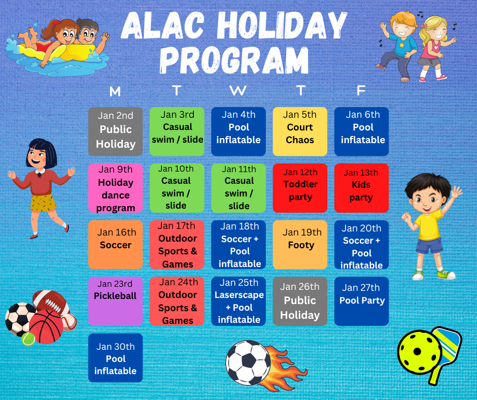 School Holiday Program » Albany Leisure Aquatic Centre